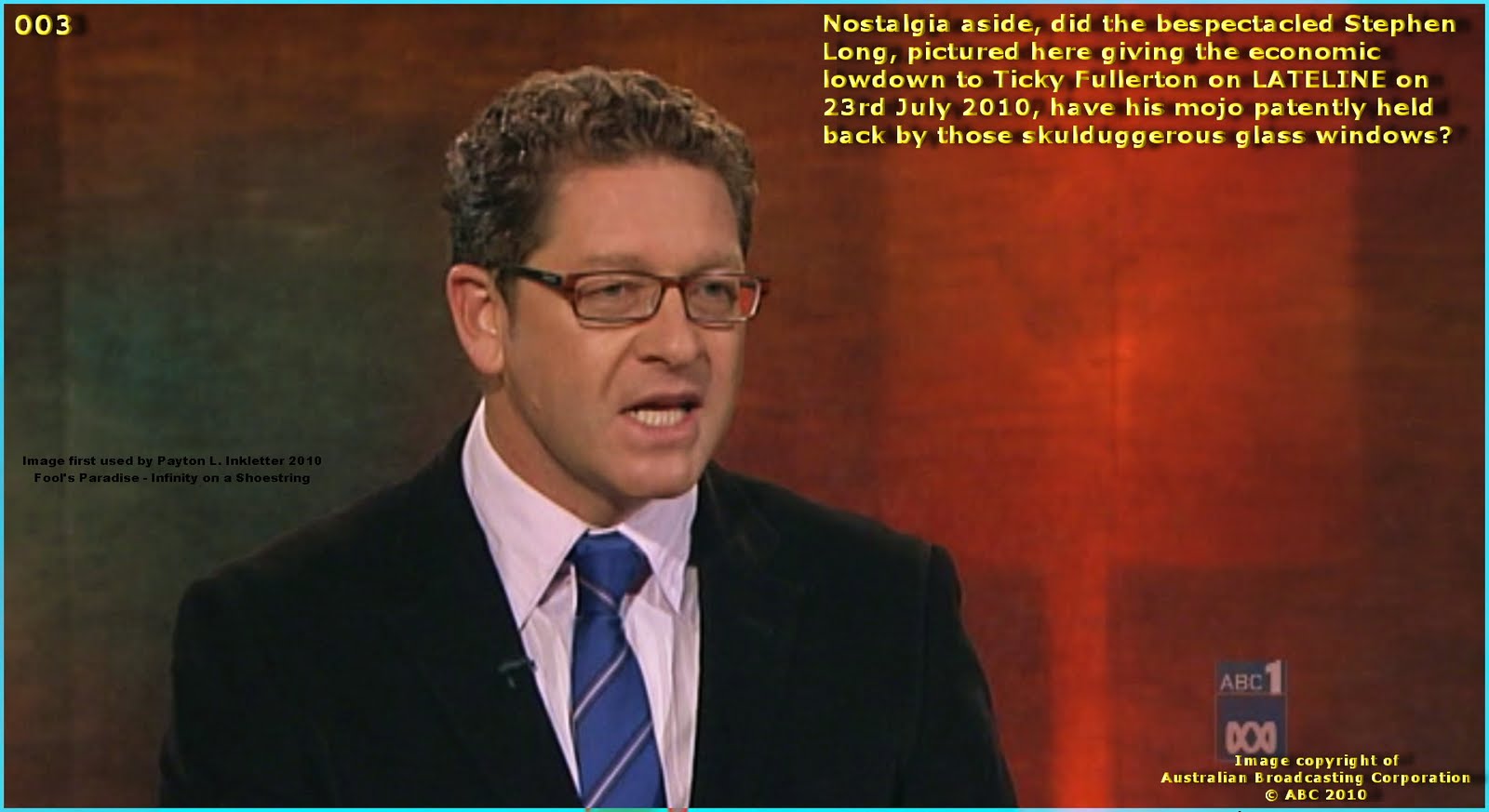 Fool's Paradise - Infinity on a Shoestring: THE ABECEDARIAN PROJECT ...